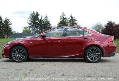 The side profile of the 2014 Lexus IS350 F Sport | Torque News